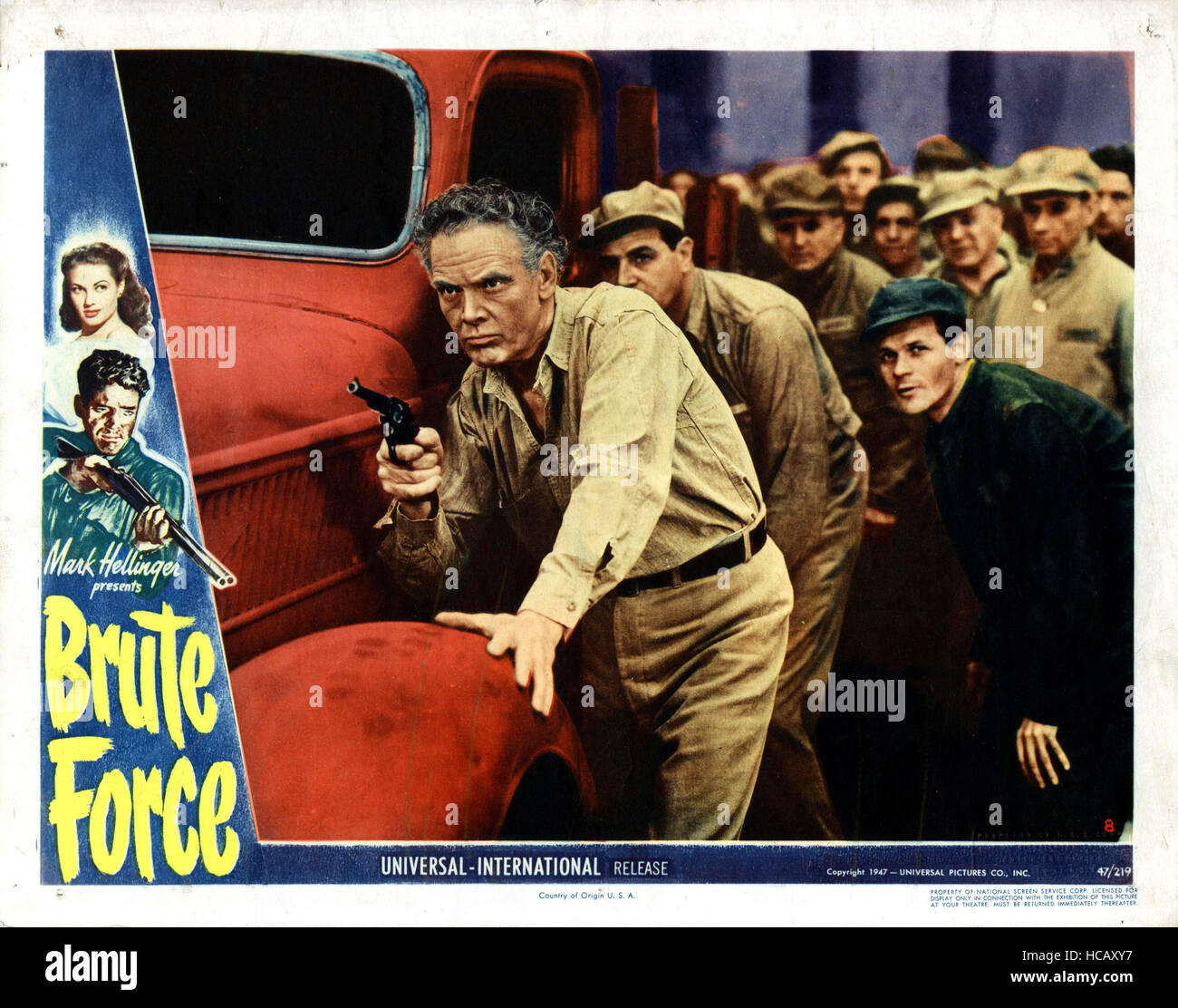 BRUTE FORCE, BRUTE FORCE US 1947 CHARLES BICKFORD Date 1947 Stock Photo ...