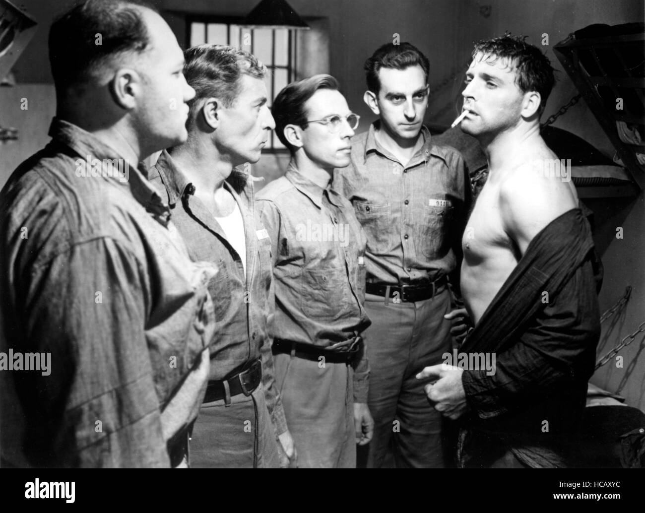 BRUTE FORCE, Jack Overman, John Hoyt, Whit Bissell, Jeff Corey, Burt ...