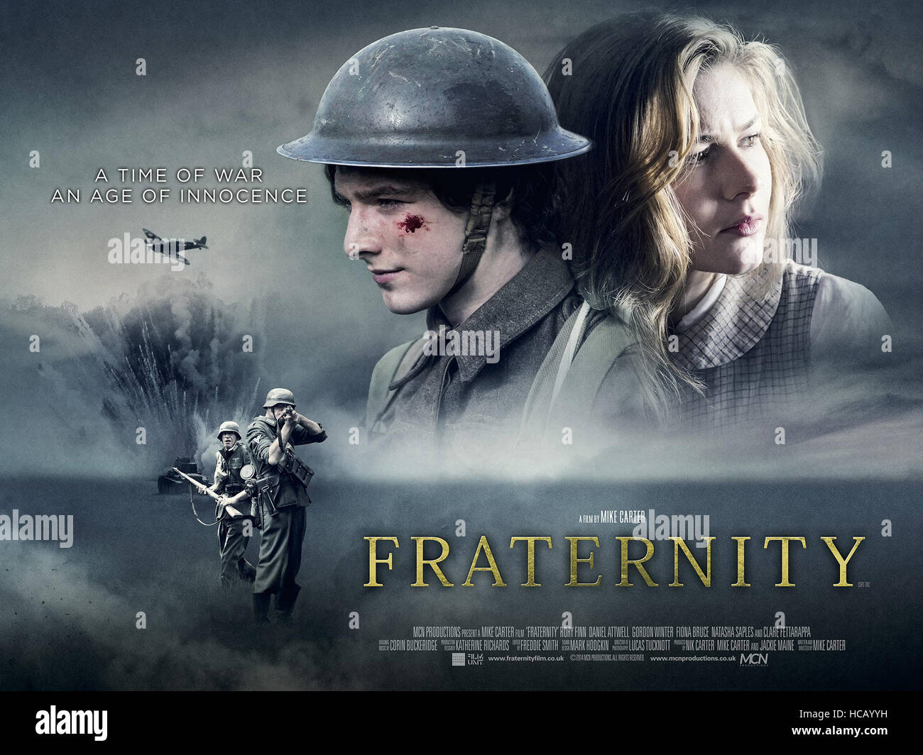 BROTHERS OF WAR, (aka FRATERNITY), British poster, from left: Rory Finn ...