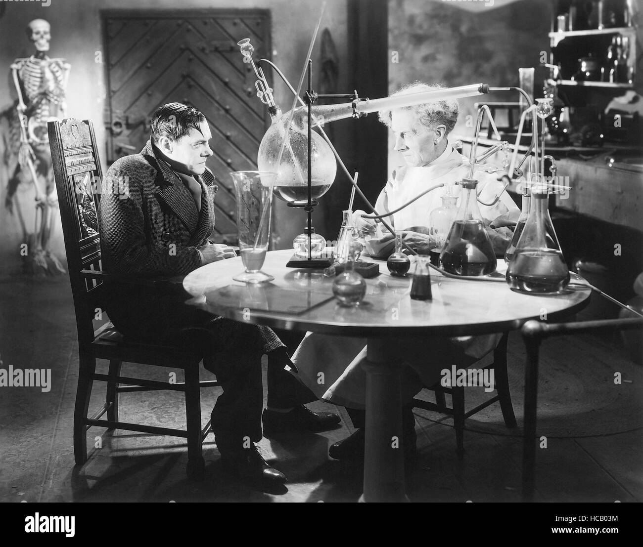 BRIDE OF FRANKENSTEIN, from left: Colin Clive, Ernest Thesiger, 1935 ...