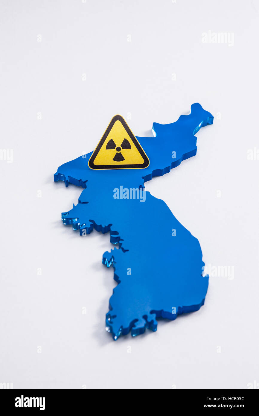Map of korean peninsula hi-res stock photography and images - Alamy