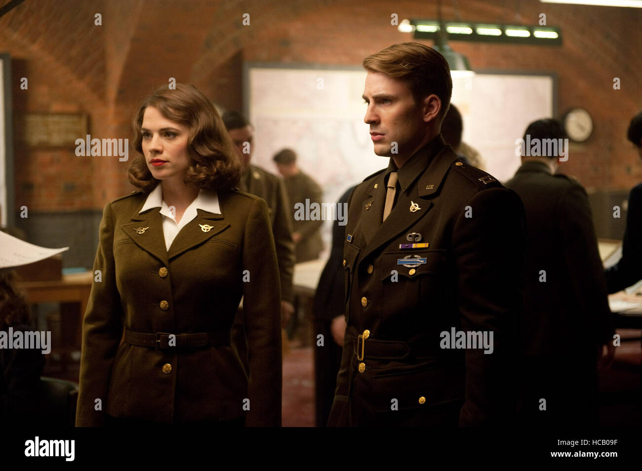 CAPTAIN AMERICA: THE FIRST AVENGER, from left: Hayley Atwell, Chris ...