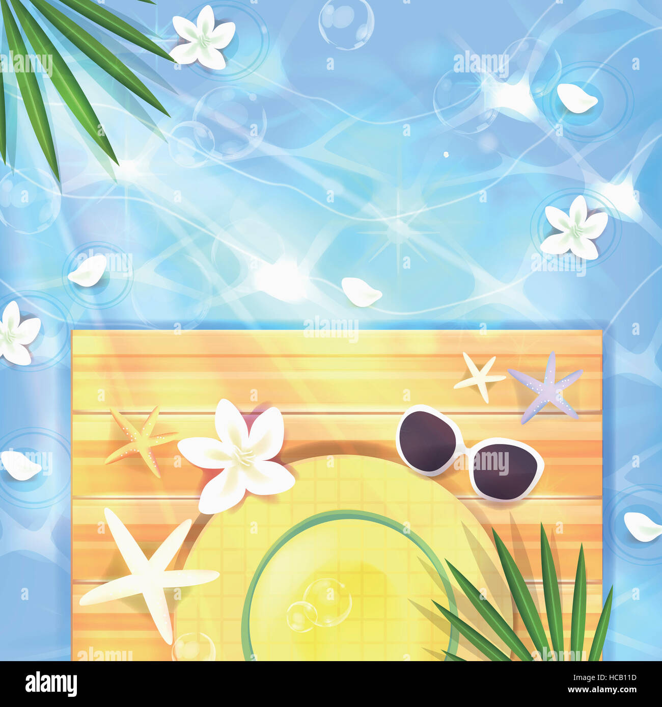 Background of summer vacation Stock Photo - Alamy