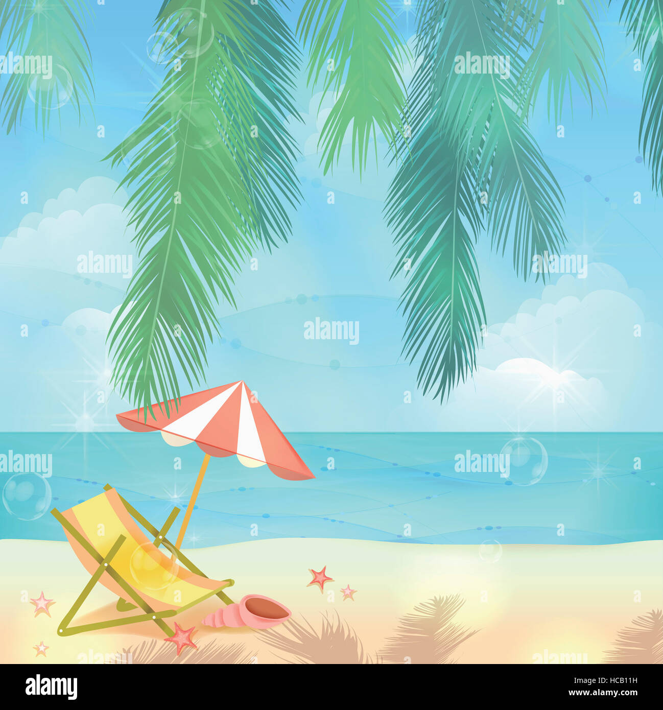 Background of summer vacation Stock Photo - Alamy