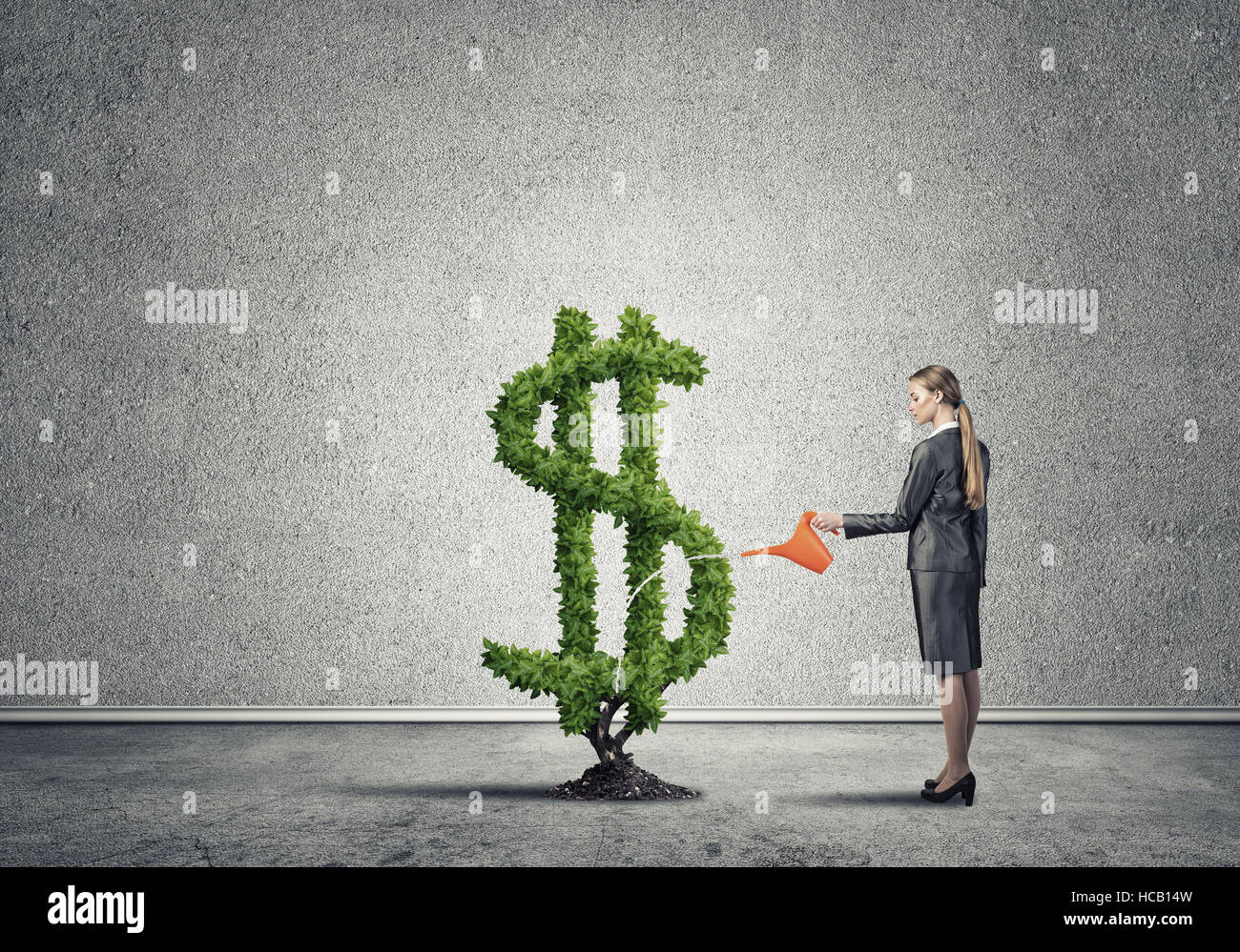 Make your money grow Stock Photo - Alamy