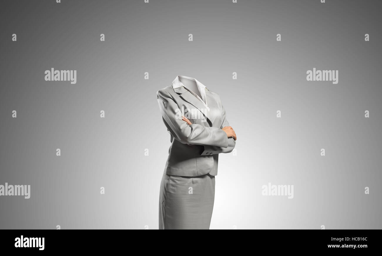 Businesswoman without head Stock Photo - Alamy