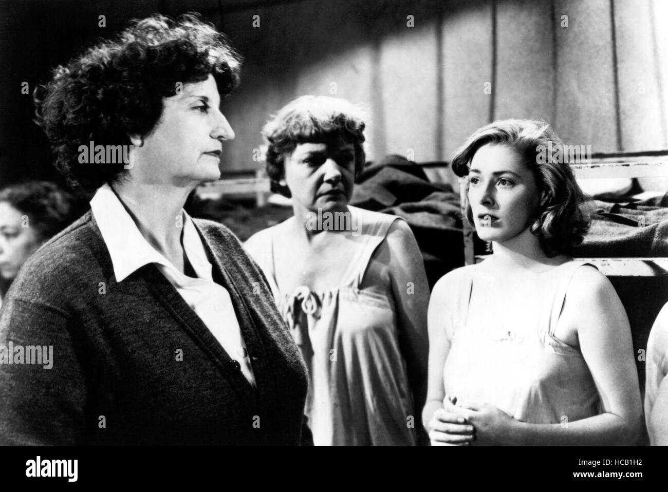 CAGED, Hope Emerson, Betty Garde, Eleanor Parker, 1950 Stock Photo - Alamy