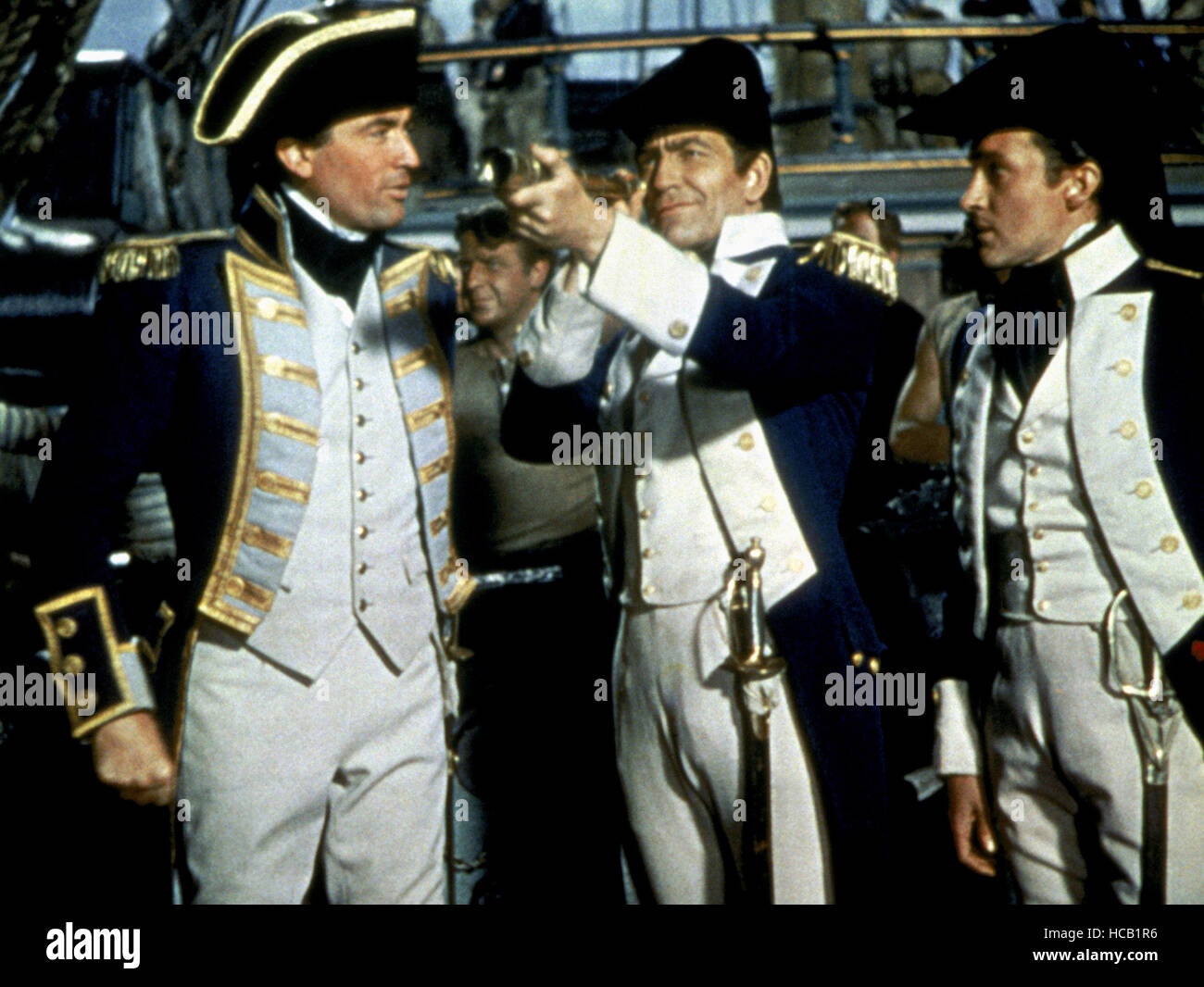 CAPTAIN HORATIO HORNBLOWER, Gregory Peck, Robert Beatty, 1951 Stock ...