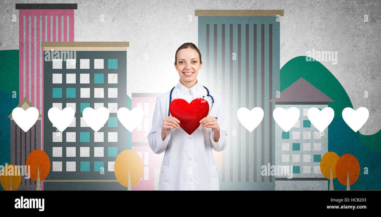 Check your heart health Stock Photo - Alamy