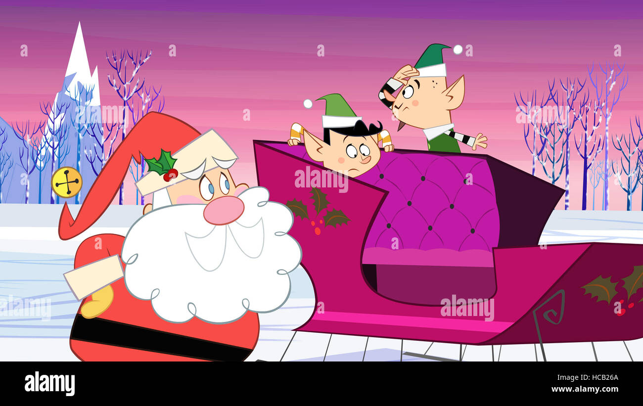 CHRISTMAS IS HERE AGAIN, from left: Santa Claus (voice: Andy Griffith ...