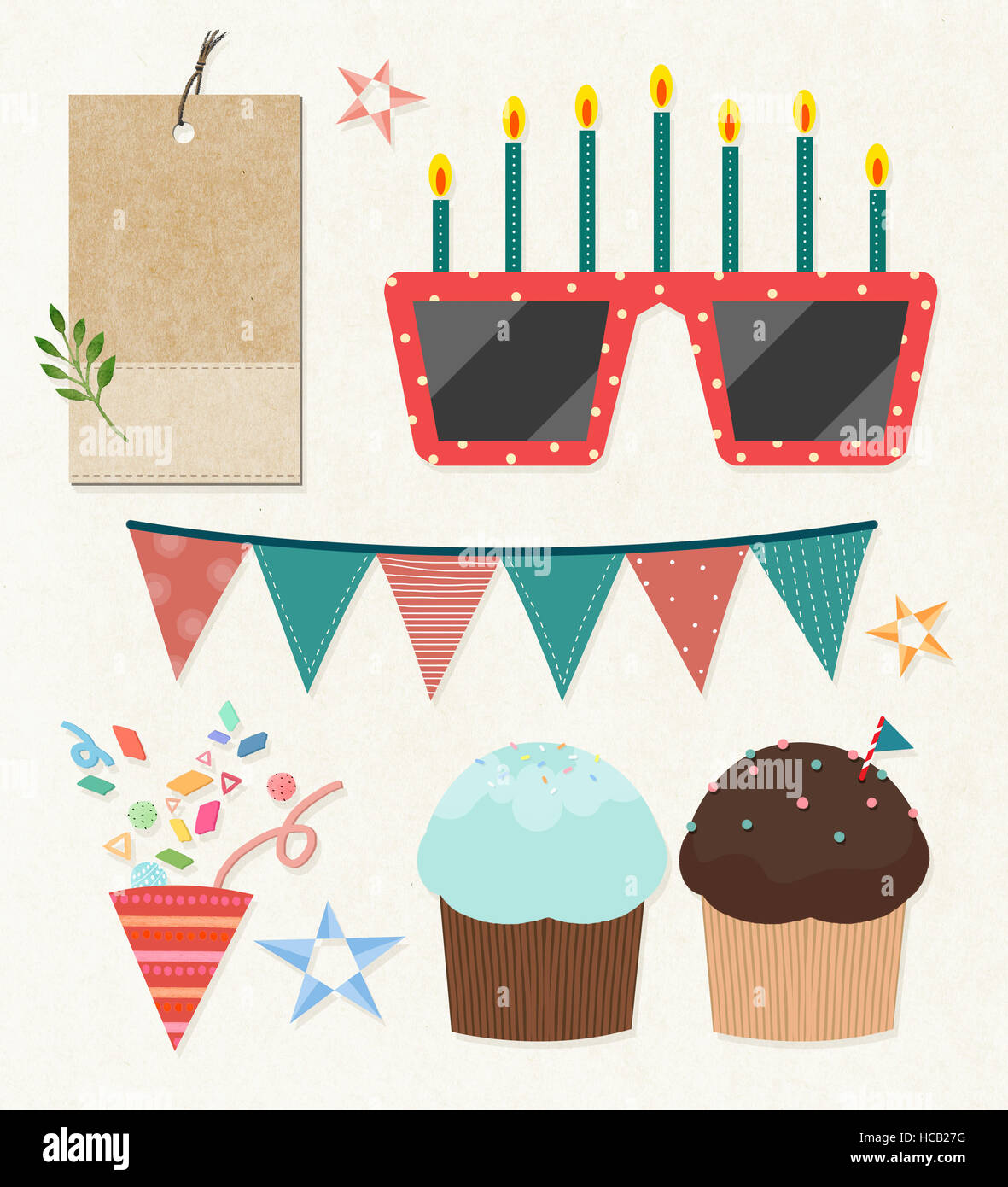 Objects for party Stock Photo - Alamy
