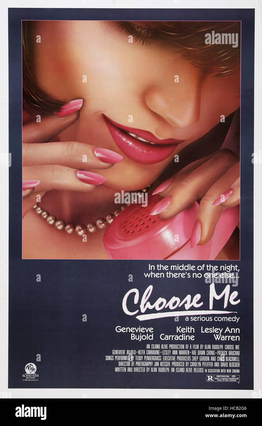 CHOOSE ME, poster art, 1984. ©Island Pictures/courtesy Everett ...