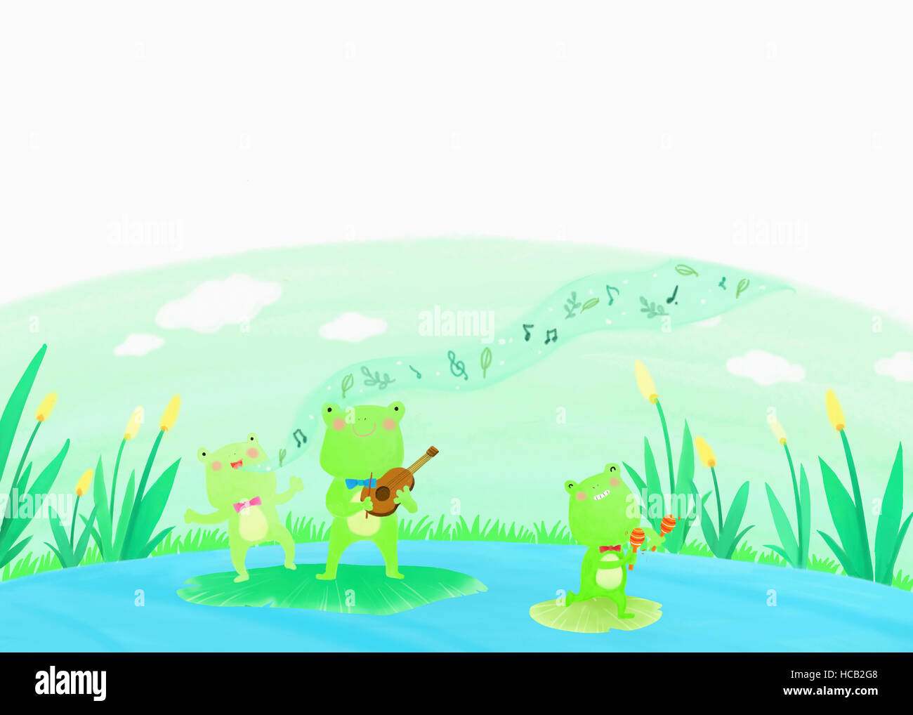 Musical frogs hi-res stock photography and images - Alamy