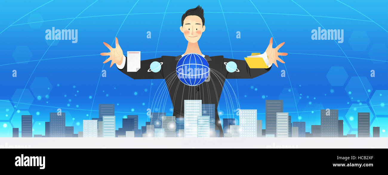 Successful global businessman Stock Photo - Alamy Successful global businessman Stock Photo - Alamy