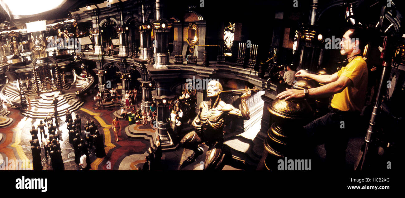 THE CHRONICLES OF RIDDICK, Director David Twohy, (far right), on set ...