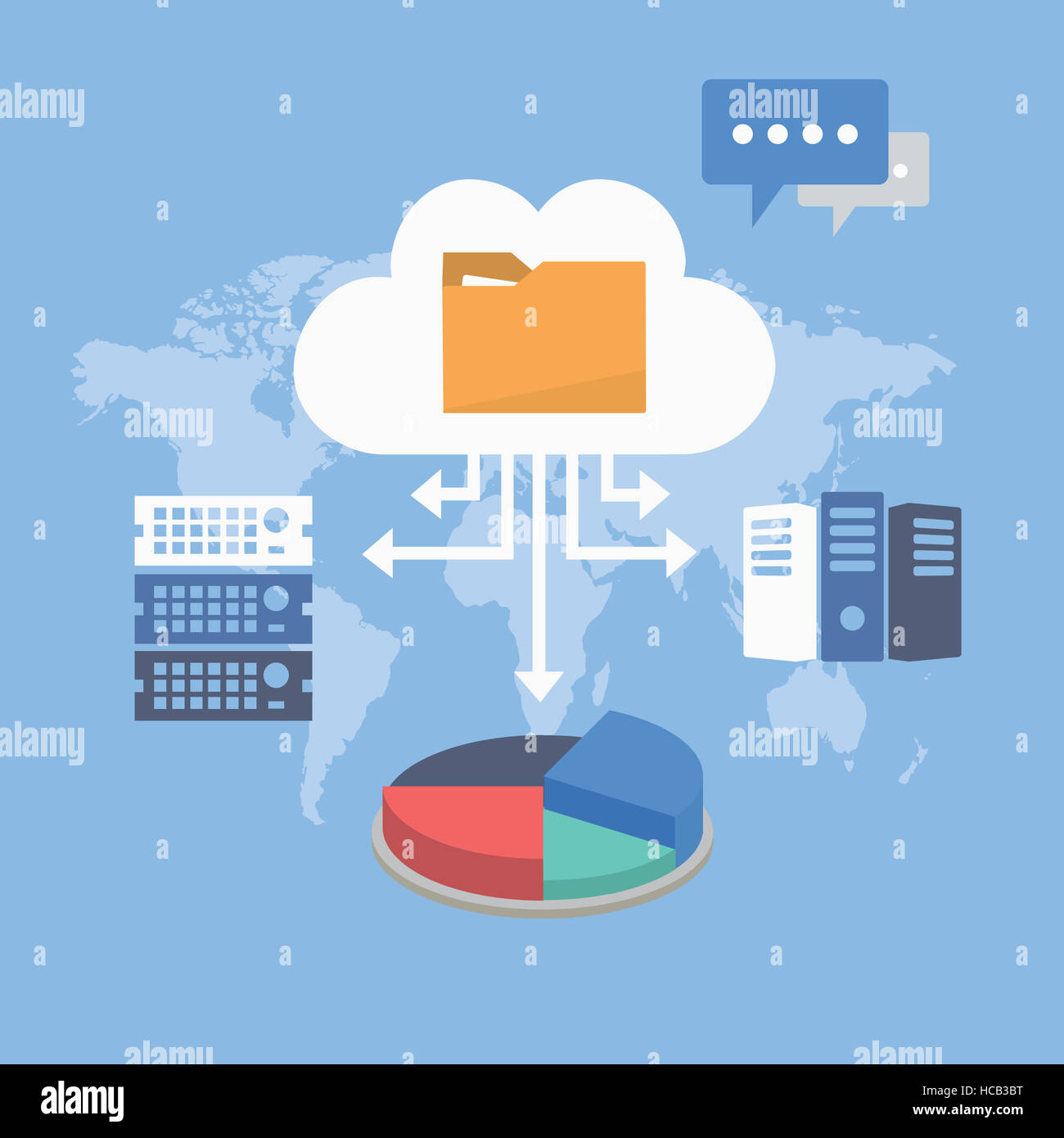Big data in information society Stock Photo - Alamy