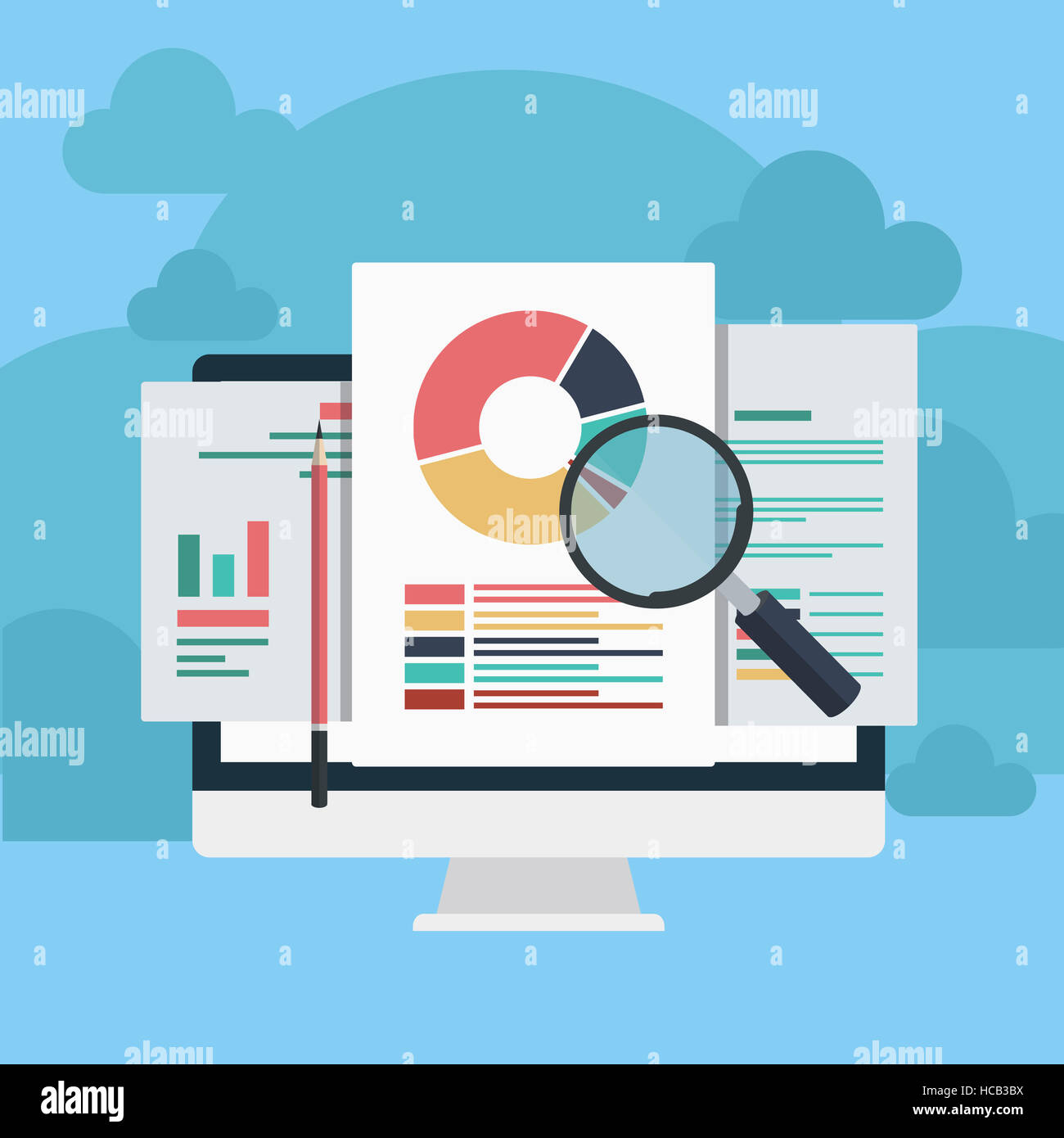 Big data in information society Stock Photo - Alamy