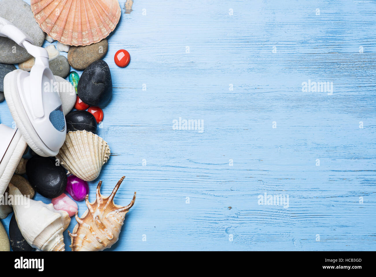 Summer objects for vacation Stock Photo - Alamy