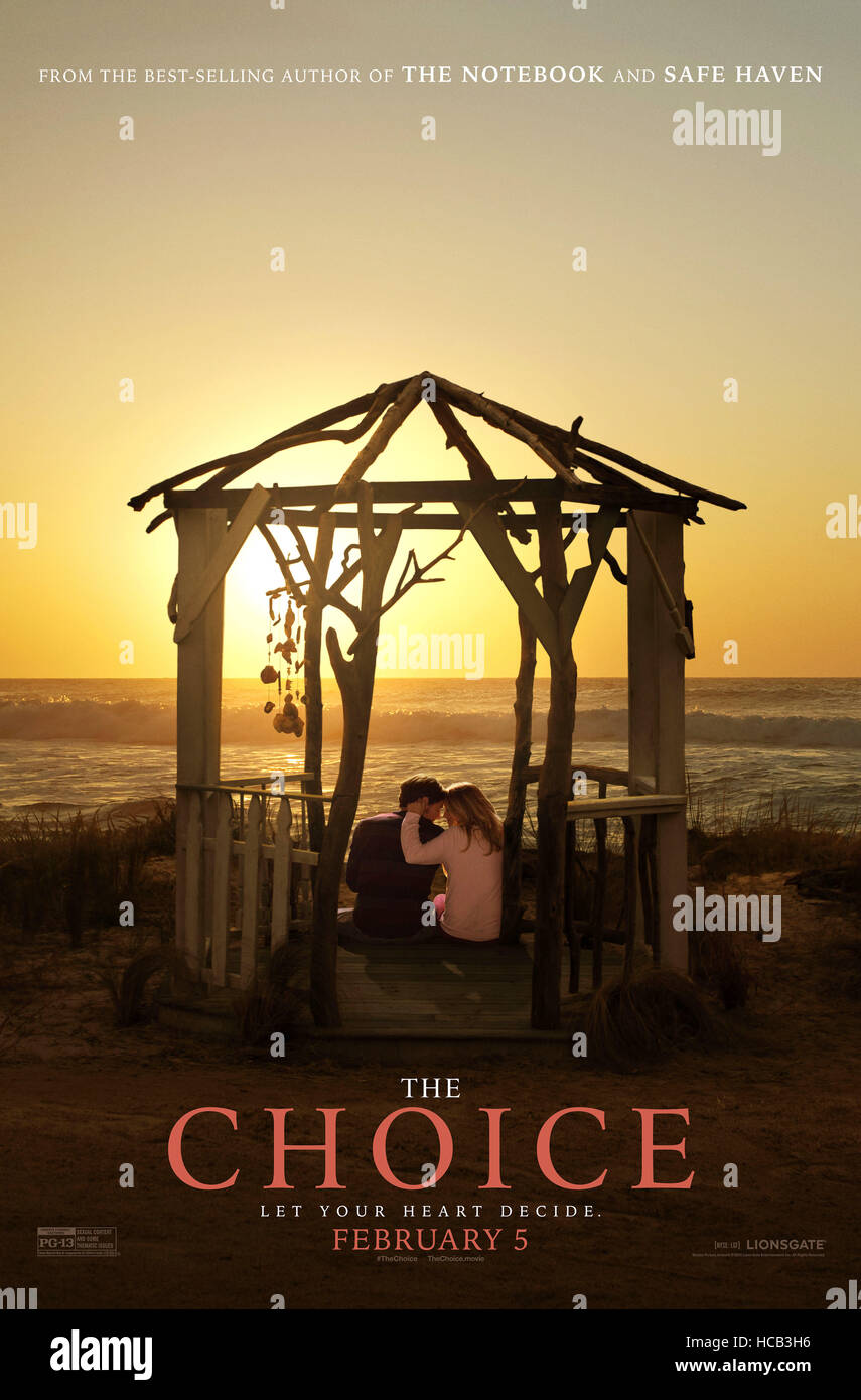 THE CHOICE, US advance poster, from left: Benjamin Walker, Teresa ...