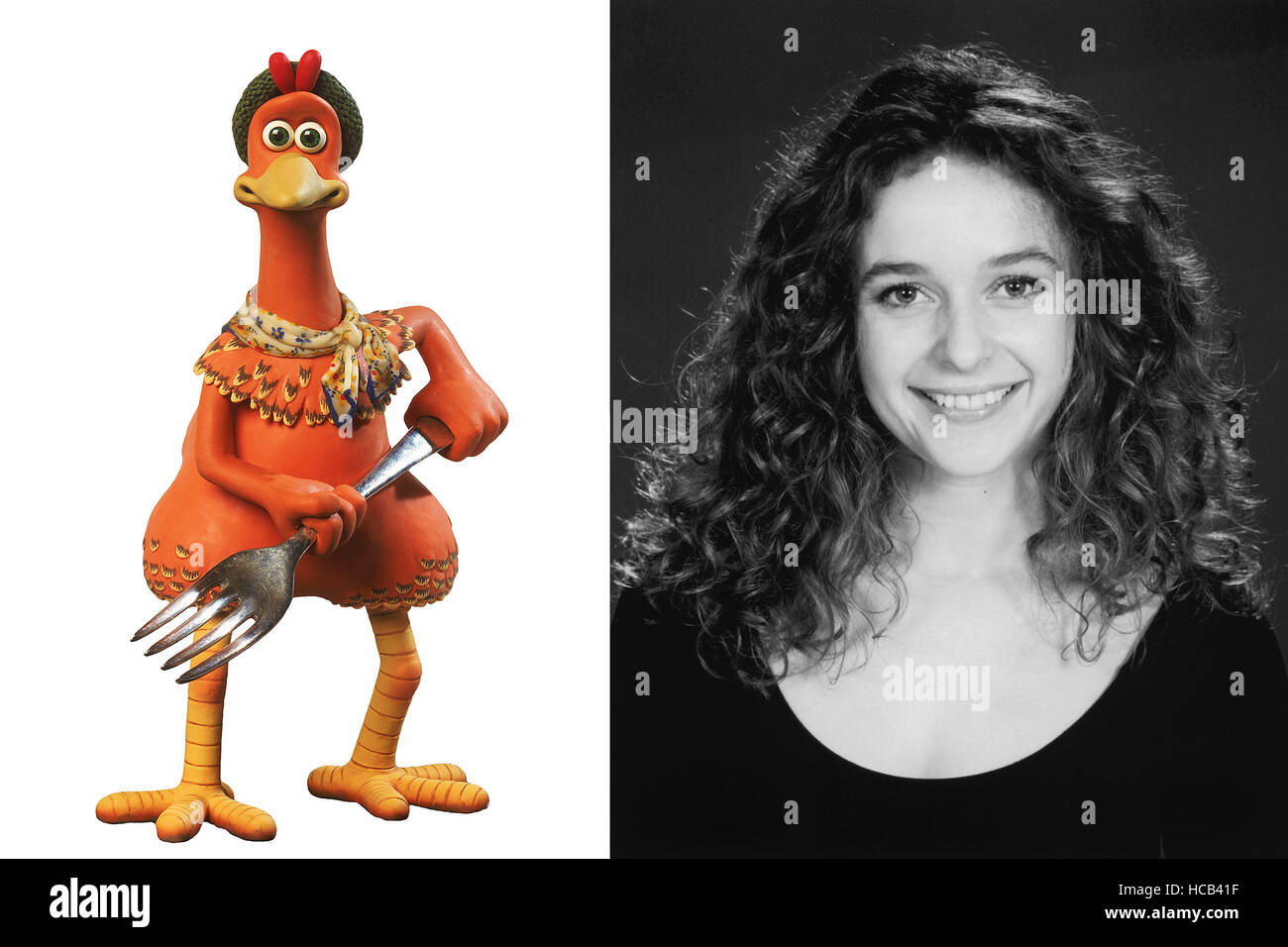 CHICKEN RUN, 2000, Julia Sawalha as Ginger Stock Photo - Alamy