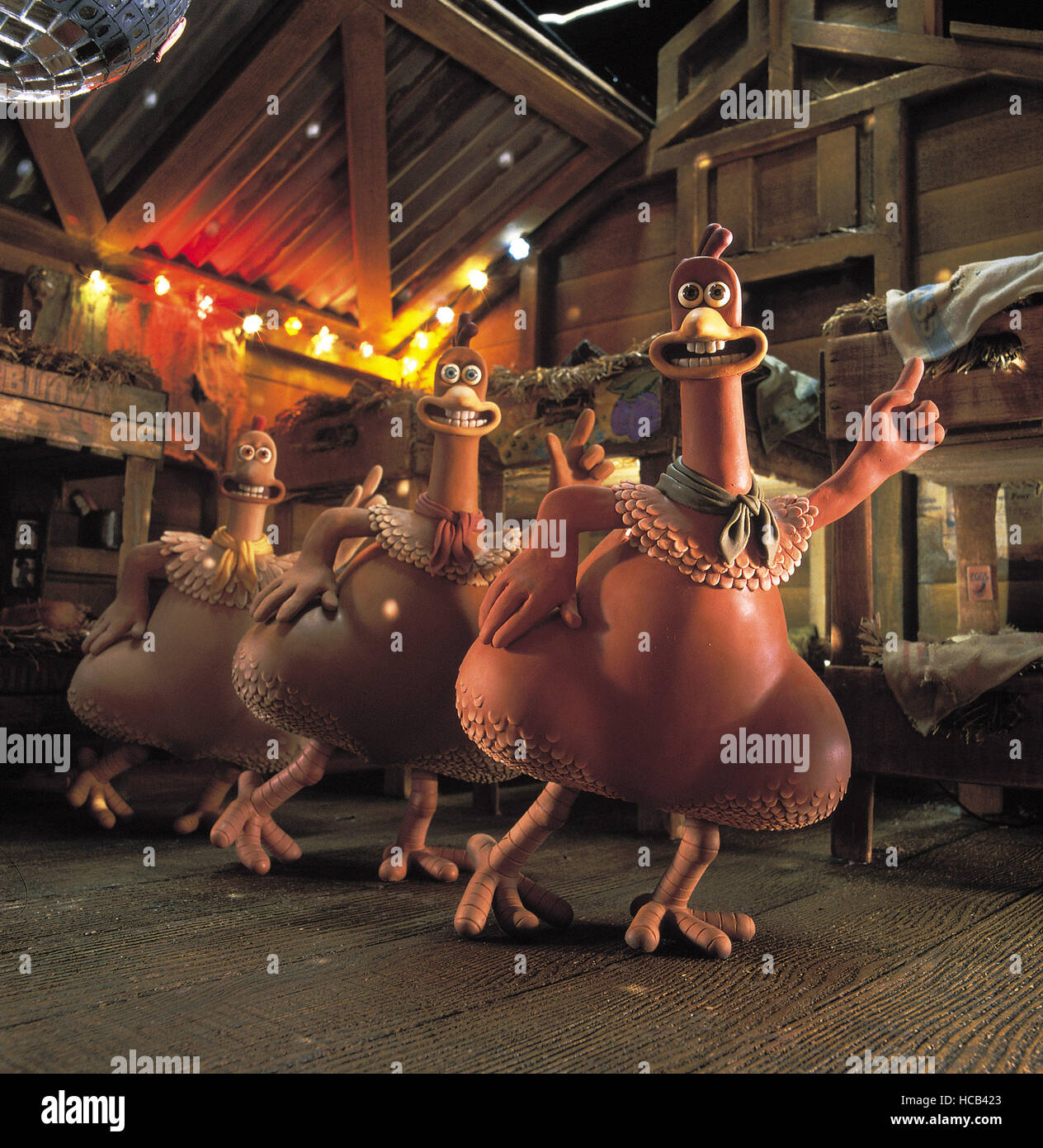 CHICKEN RUN, 2000, dancing chickens Stock Photo - Alamy