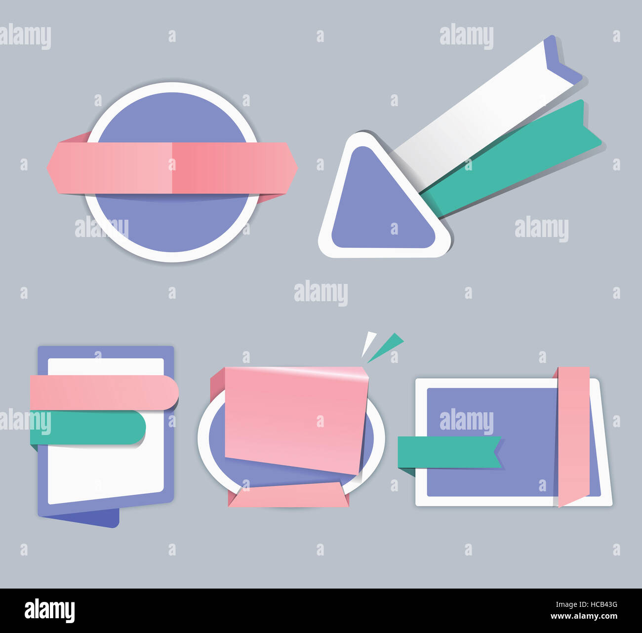 Various labels for sale shopping Stock Photo - Alamy