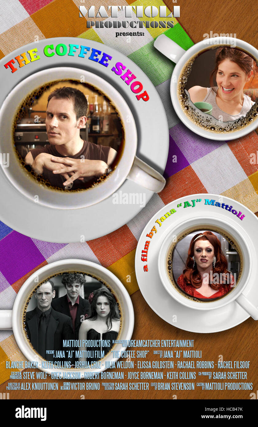 THE COFFEE SHOP, poster, Keith Collins (top left), Daniel Logan, (aka ...