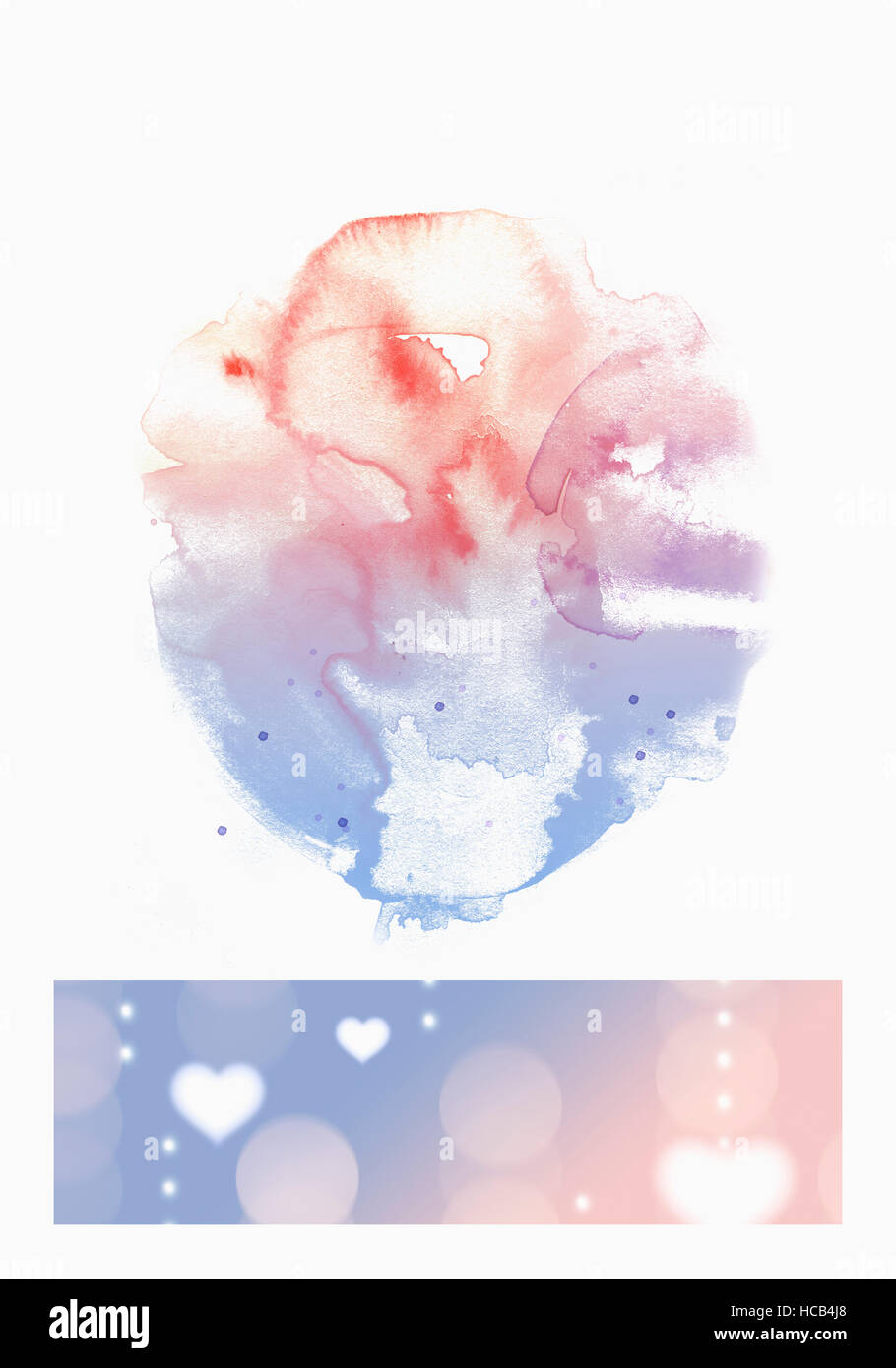 Watercolor gradation patterns Stock Photo - Alamy