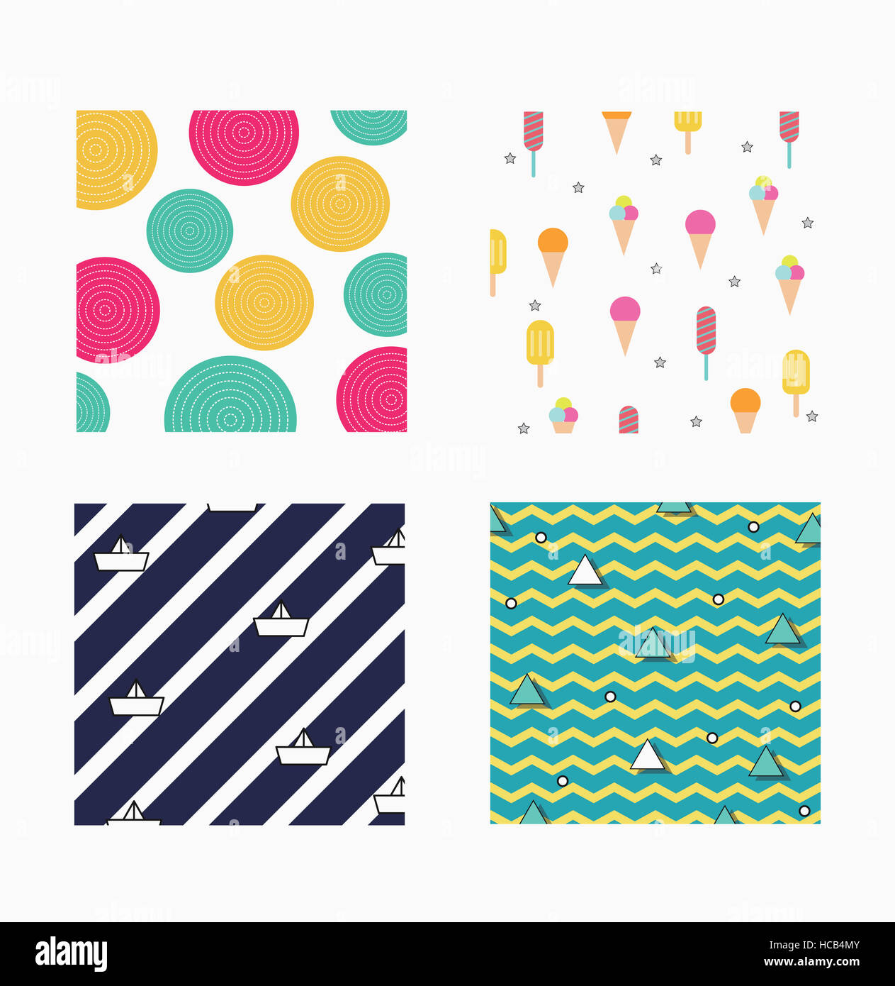 Wrappers with various patterns Stock Photo - Alamy