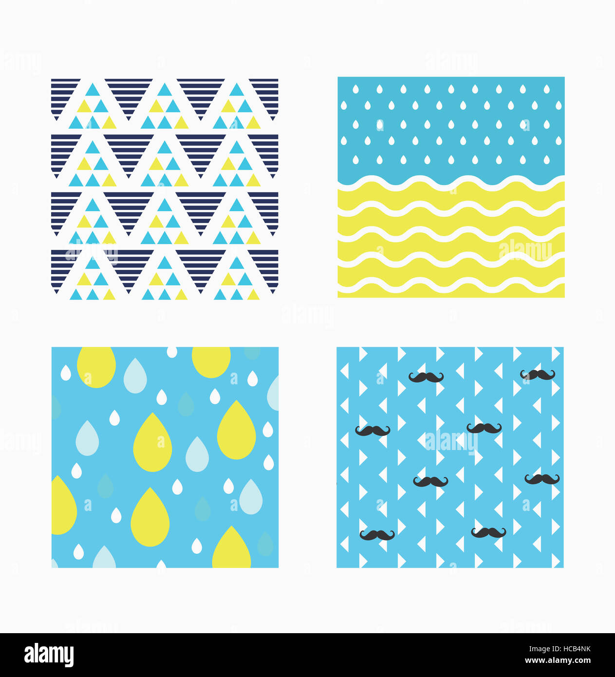 Wrapping papers with various geometric patterns Stock Photo - Alamy