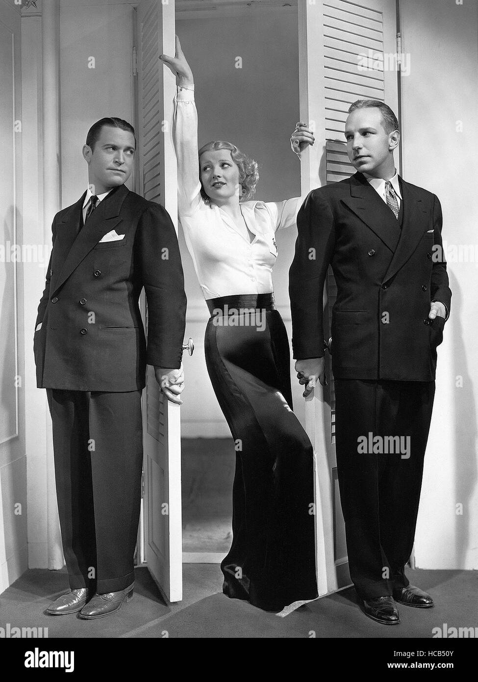 COUNTERFEIT, from left: Chester Morris, Margot Grahame, Lloyd Nolan ...