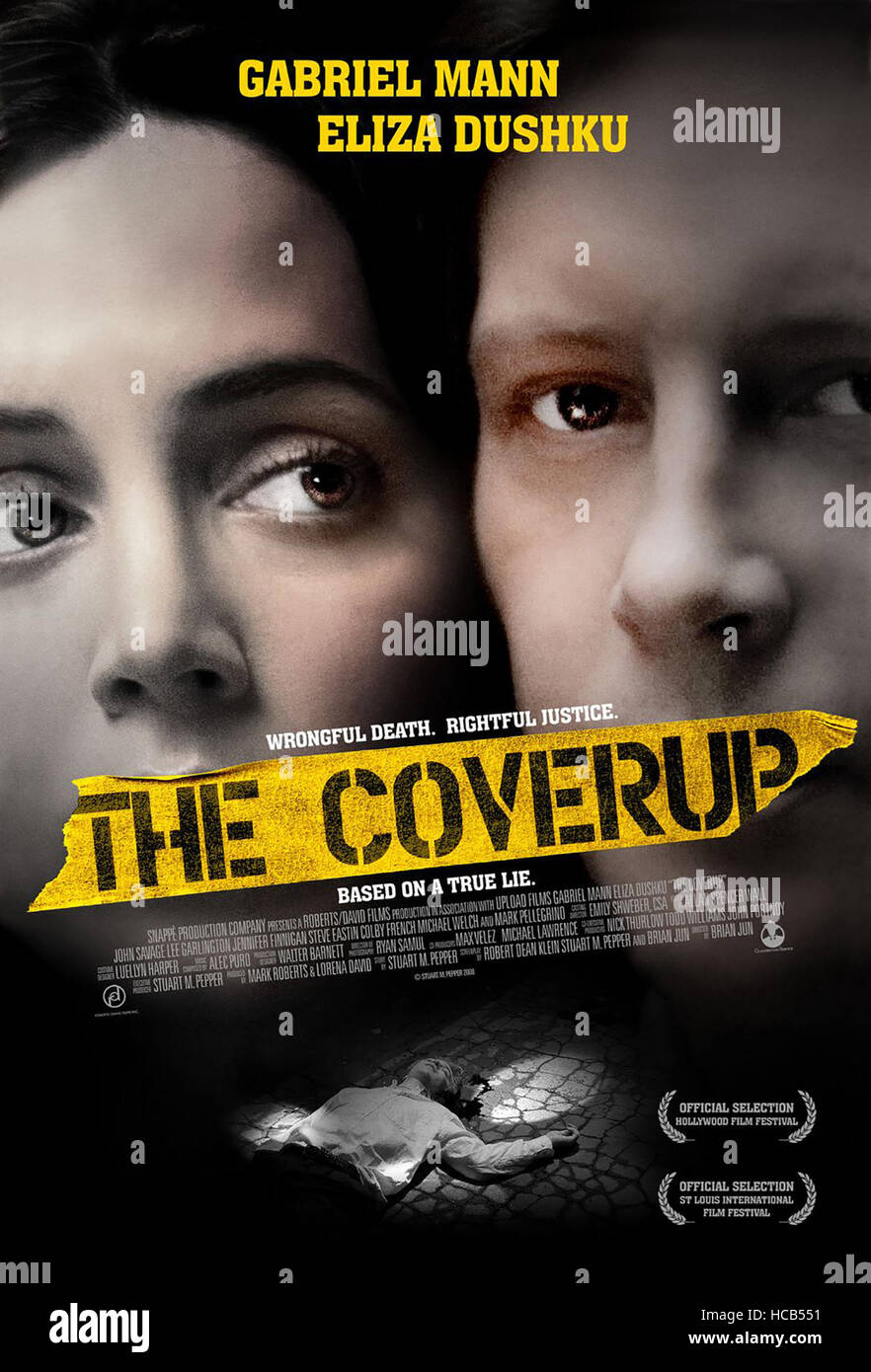 THE COVERUP, poster art, from left: Eliza Dushku, Gabriel Mann, 2008 ...
