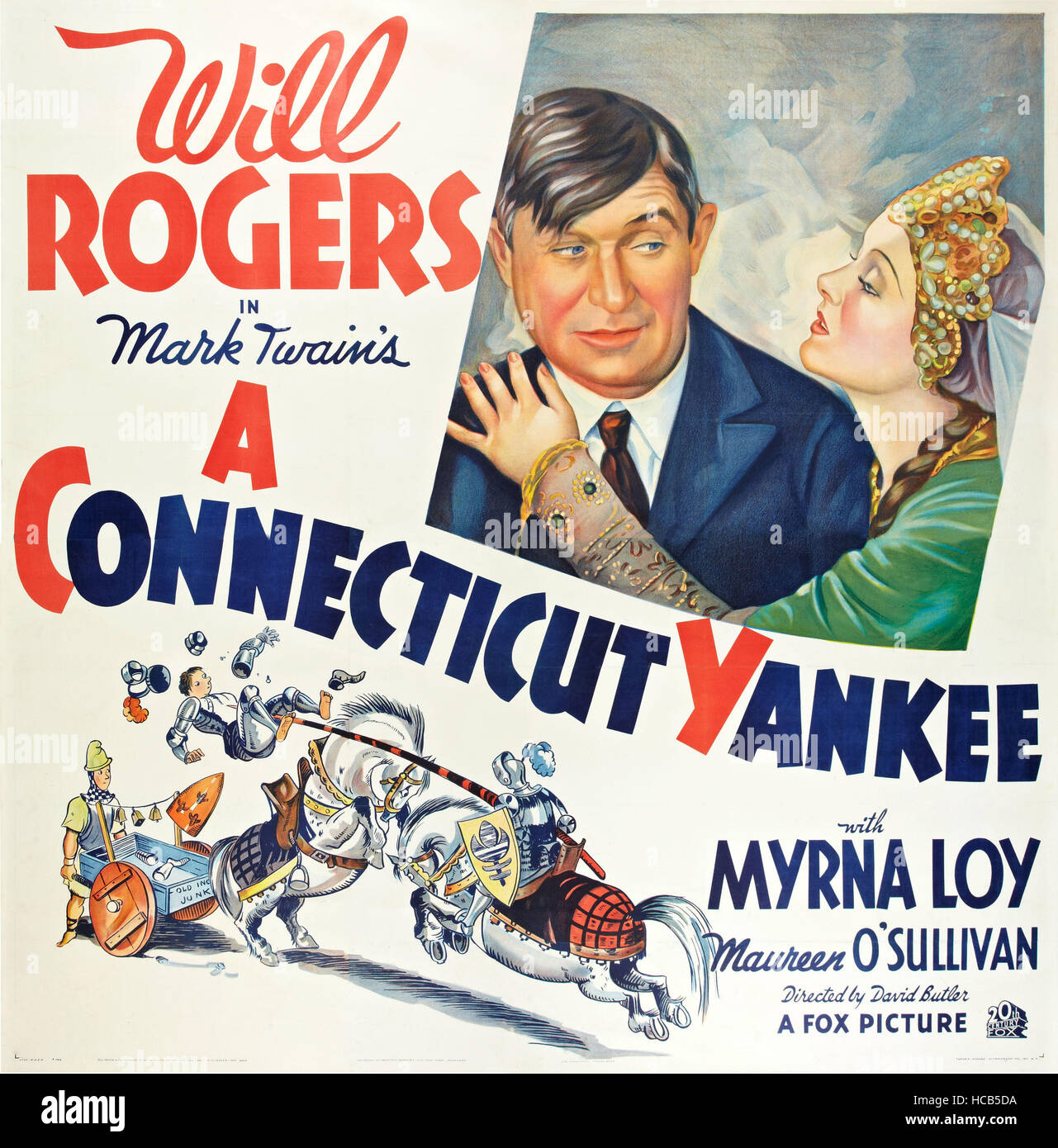 A CONNECTICUT YANKEE, l-r: Will Rogers, Myrna Loy, 1931, TM and ...