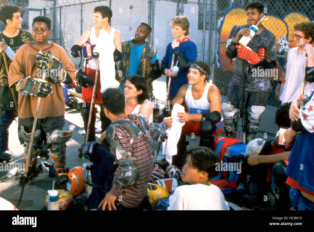 D2: THE MIGHTY DUCKS, center seated: Aaron Lohr, far right: Matt ...