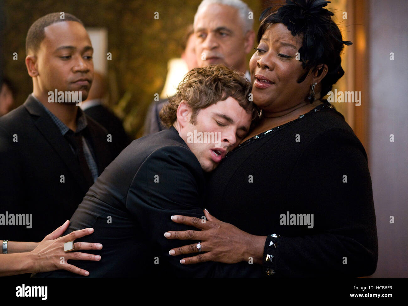 DEATH AT A FUNERAL, from left: Columbus Short, James Marsden, Ron Glass ...