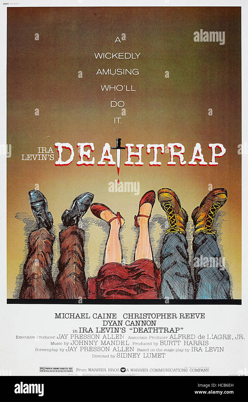 DEATHTRAP, US poster art, 1982. ©Warner Brothers/courtesy Everett ...