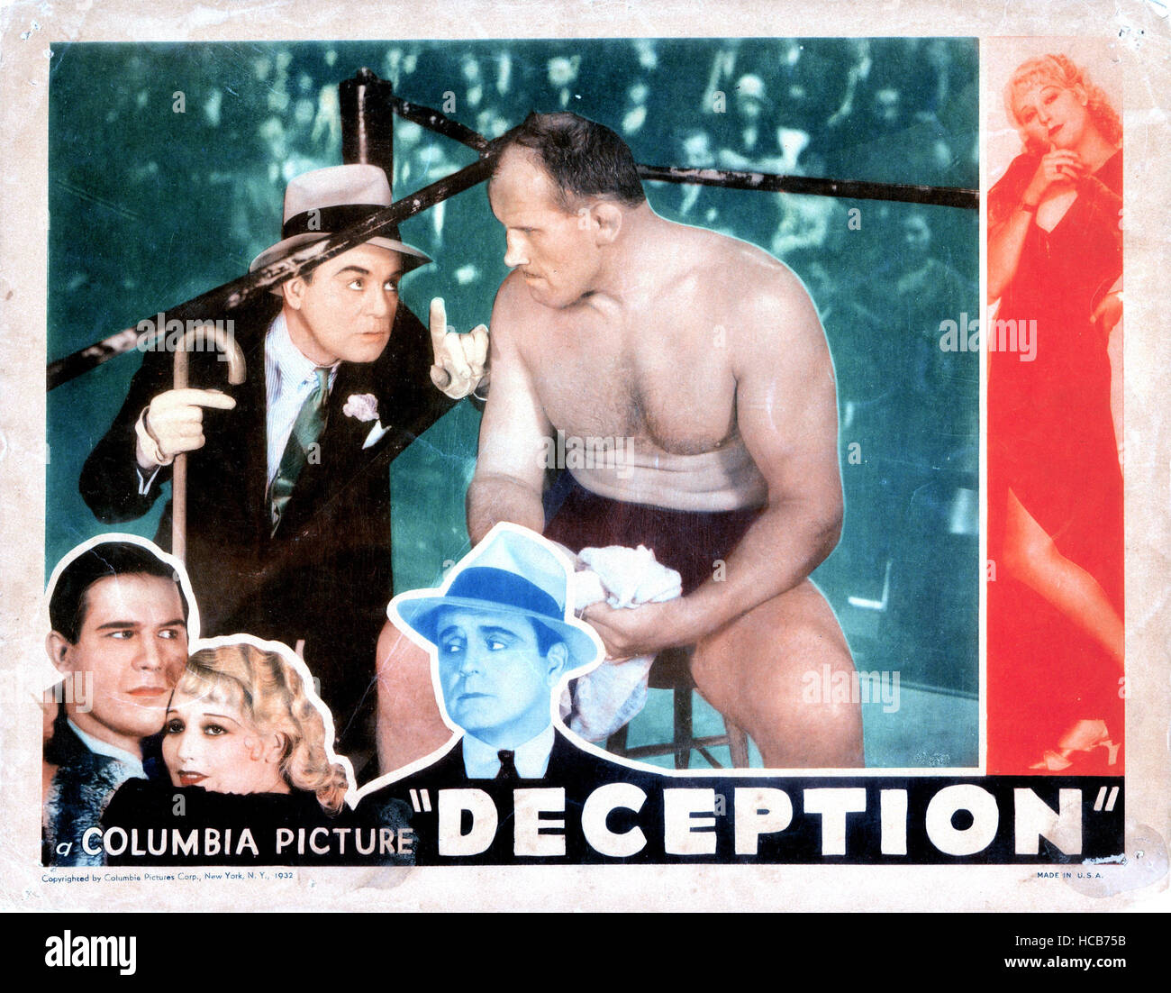 DECEPTION, US poster art, Leo Carrillo, thelma Todd, Nat Pendleton ...