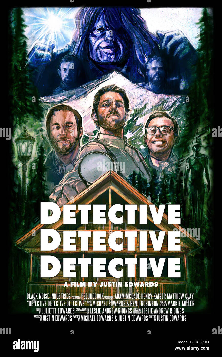 DETECTIVE DETECTIVE DETECTIVE, poster art, center, from left: Adam ...