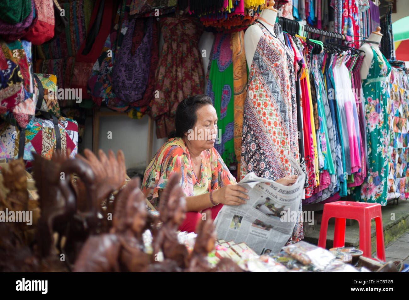 Balinese people doing there thing Stock Photo - Alamy