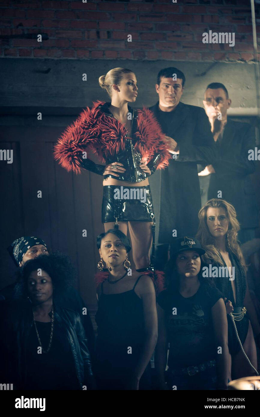 BLOOD OUT, back, from left: AnnaLynne McCord, Tamer Hassan, Vinnie ...