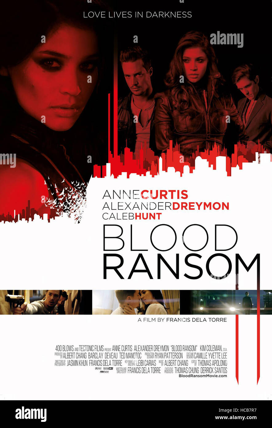 BLOOD RANSOM, US poster, top, from left: Anne Curtis, Alexander Dreymon ...