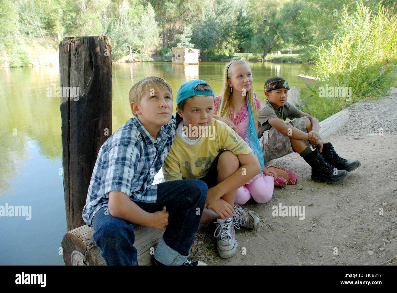 BOATHOUSE DETECTIVES, Cameron Phelts, Oscar Hoggan, Mason Johnson, Ella ...