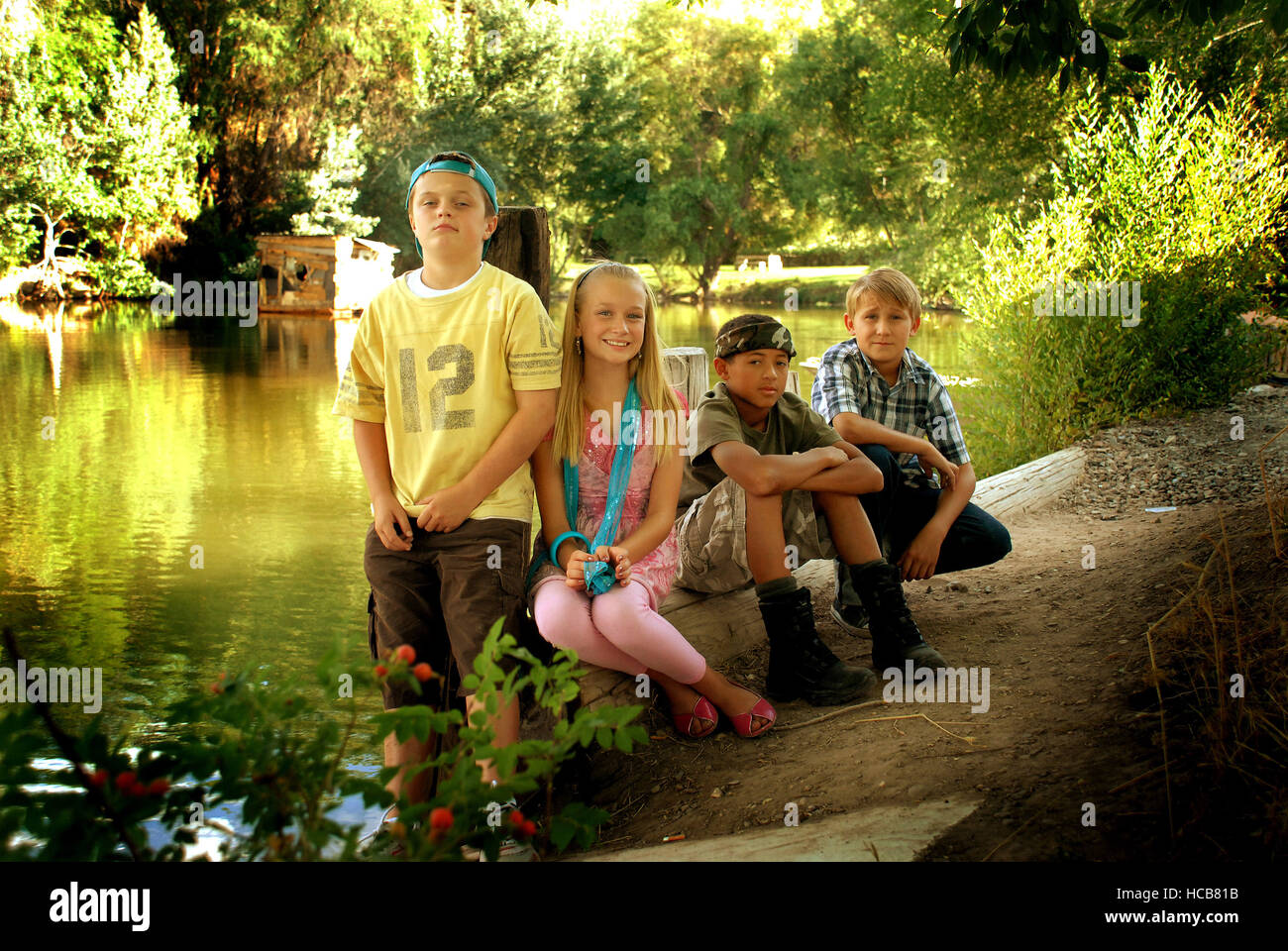 BOATHOUSE DETECTIVES, Cameron Phelts, Oscar Hoggan, Mason Johnson, Ella ...