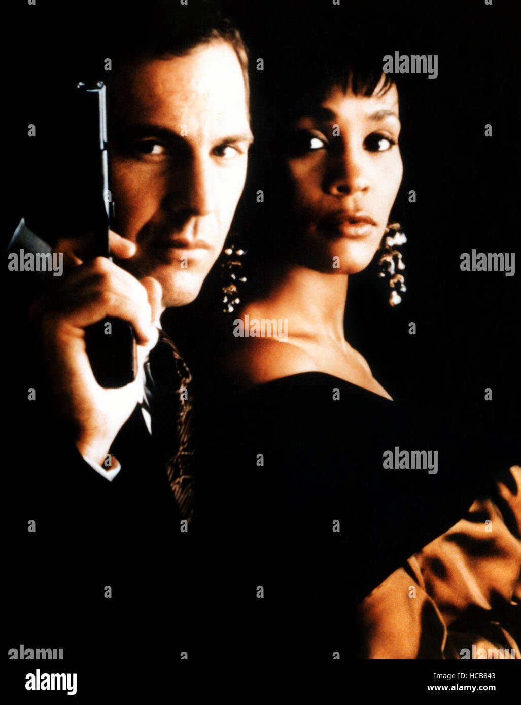 THE BODYGUARD, Kevin Costner, Whitney Houston, 1992, (c) Warner ...