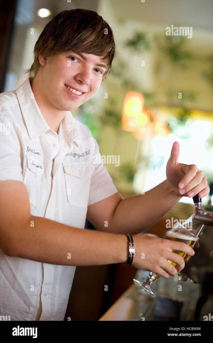 Teen waiter hi-res stock photography and images - Alamy