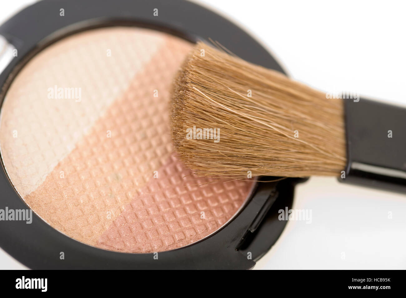 Eye shadow with brush Stock Photo - Alamy