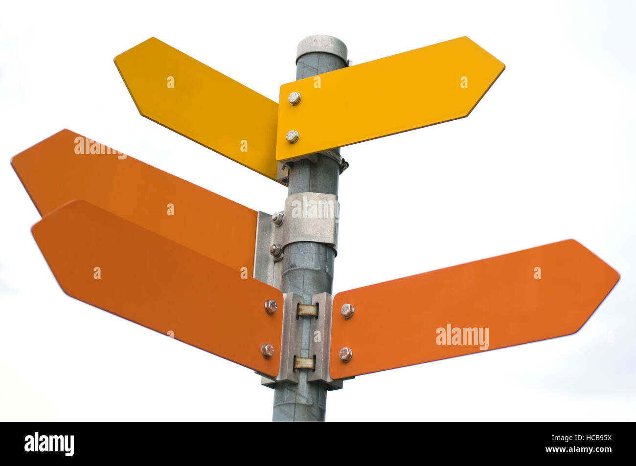 Blank sign posts hi-res stock photography and images - Alamy