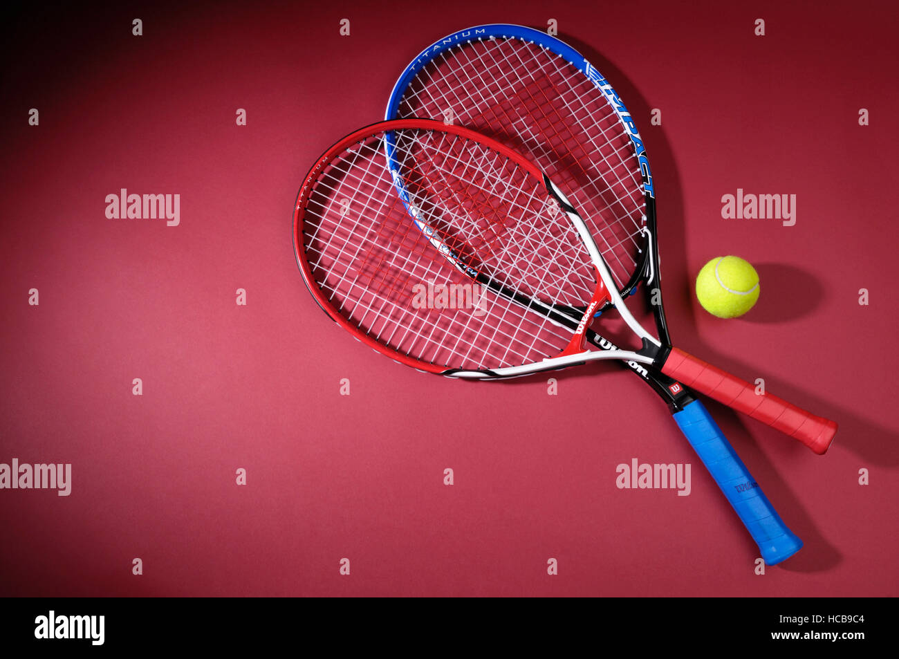 Two Tennis Rackets High Resolution Stock Photography and Images - Alamy