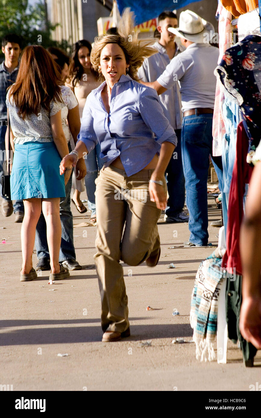 BORDERTOWN, Jennifer Lopez (center, running), 2006. ©ThinkFilm/courtesy ...