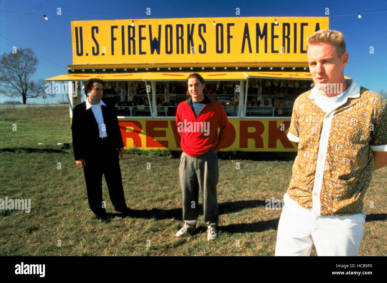 BOTTLE ROCKET, from left: Robert Musgrave, Luke Wilson, Owen Wilson ...